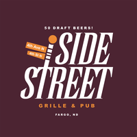 Menu for Sidestreet Grille & Pub in Fargo, ND | Sirved