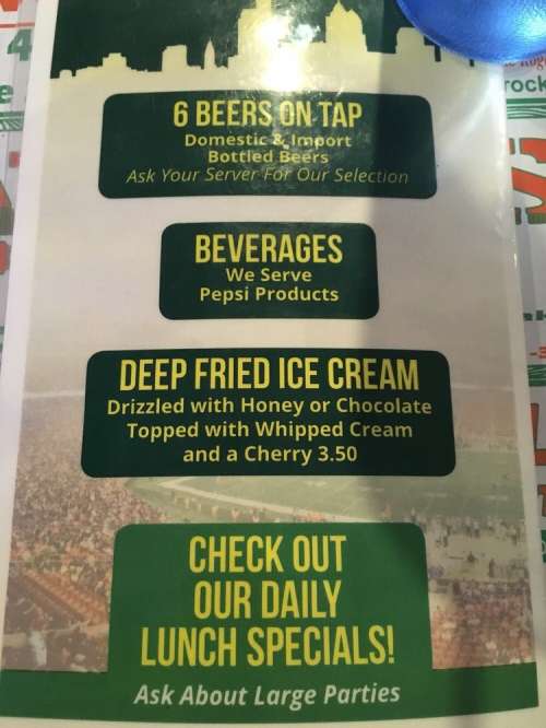Fat Kid's Sports Bar menu in DuBois, Pennsylvania, USA