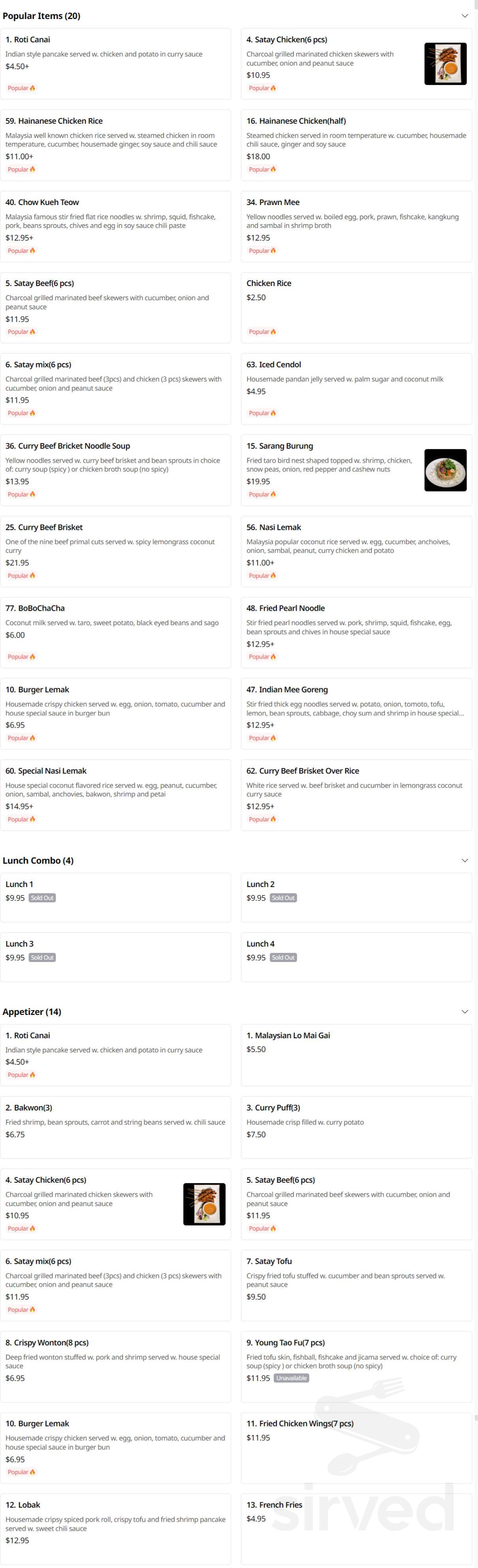 Little House Restoran menus in Brooklyn, New York, United States