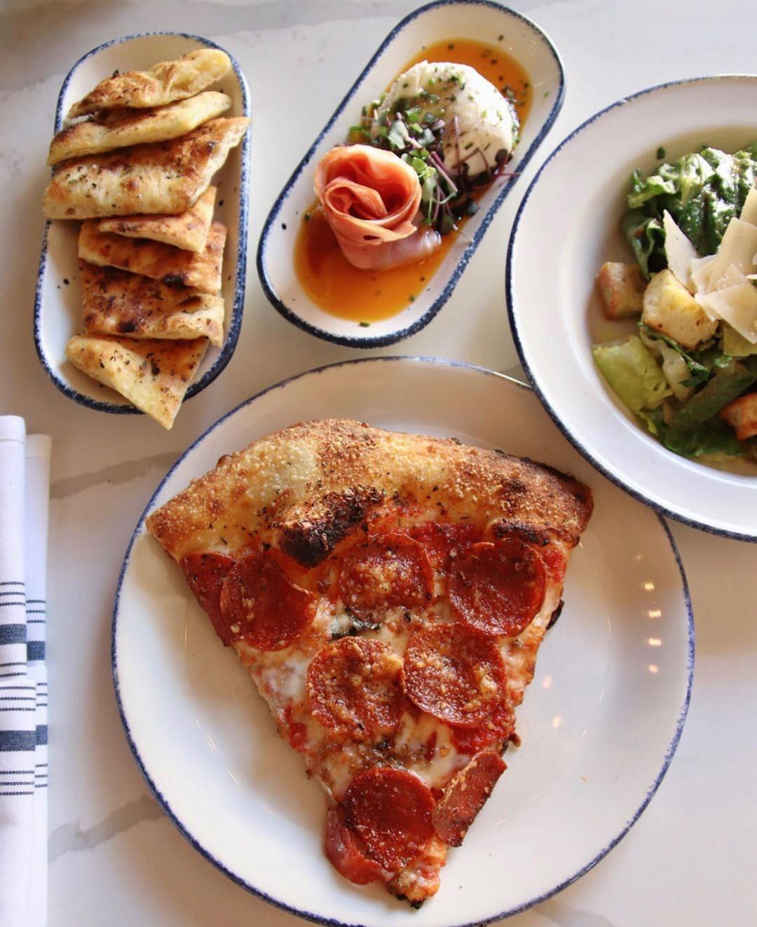 The Hall's Pizza Kitchen menu in Oklahoma City, Oklahoma, USA