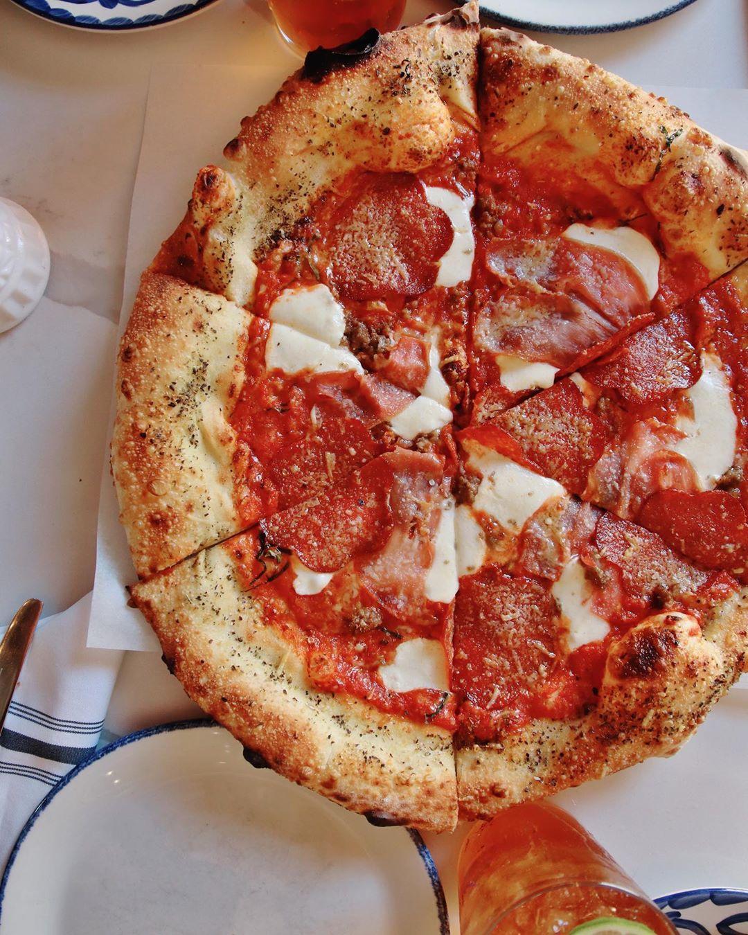 The Hall's Pizza Kitchen menu in Oklahoma City, Oklahoma, USA