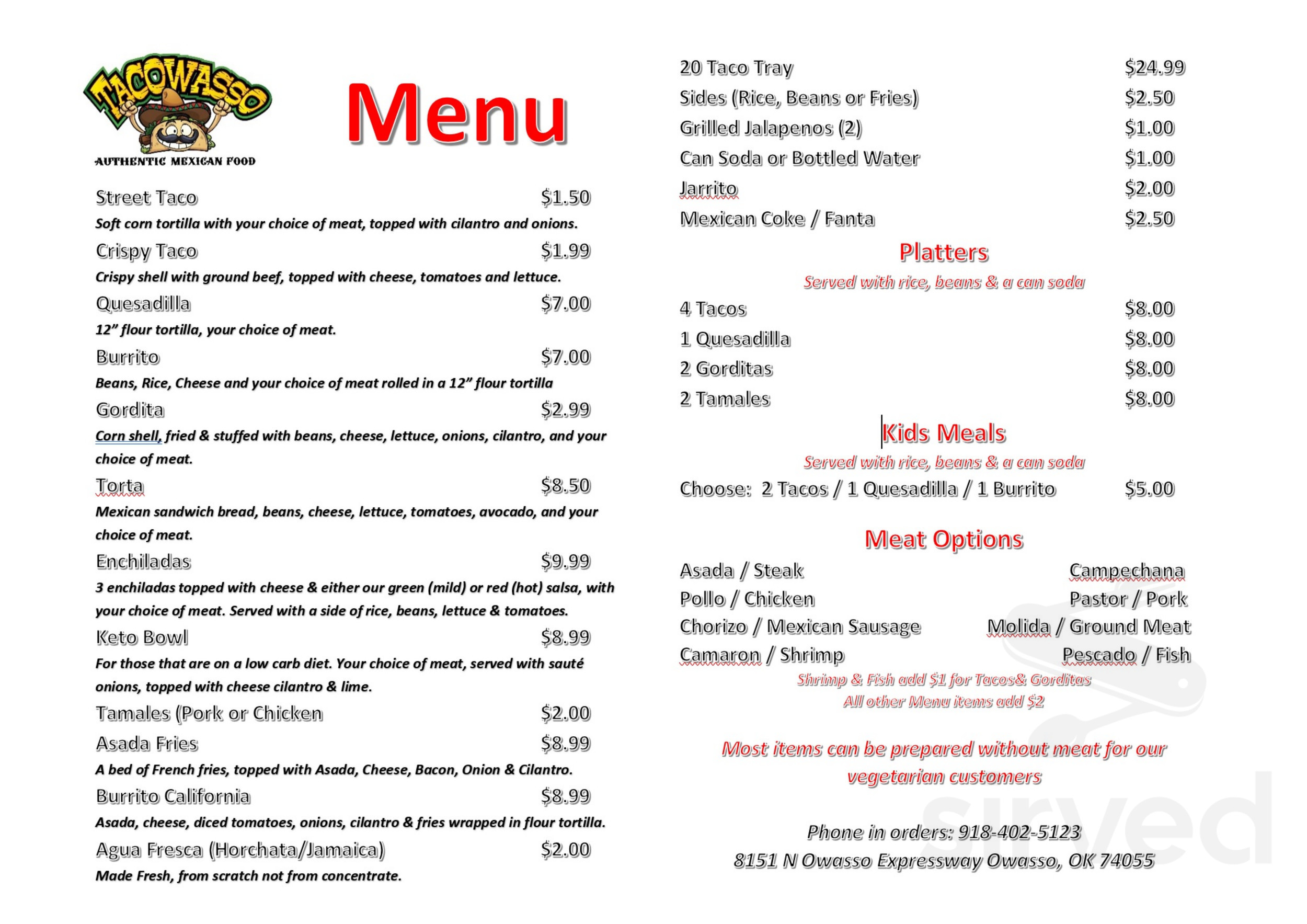 Tacowasso in Owasso, Oklahoma, United States