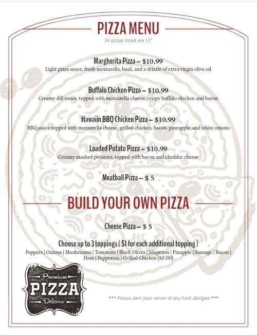 Scruffy Murphys menu in Worcester, Massachusetts, USA