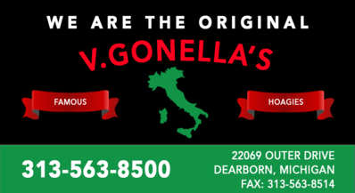 Menu for V Gonella's Original Deli in Dearborn, MI | Sirved