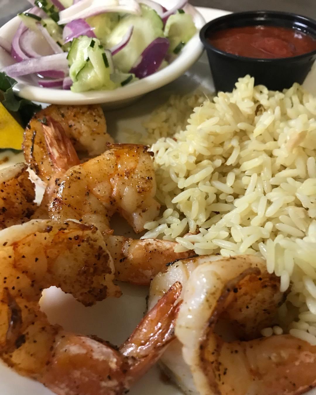 Harbor Docks menu in Destin, Florida, USA