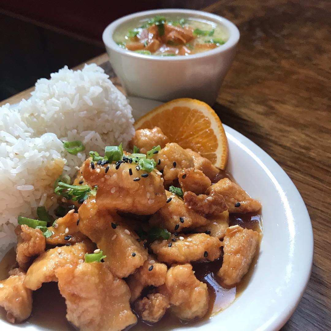 Harbor Docks menu in Destin, Florida, USA