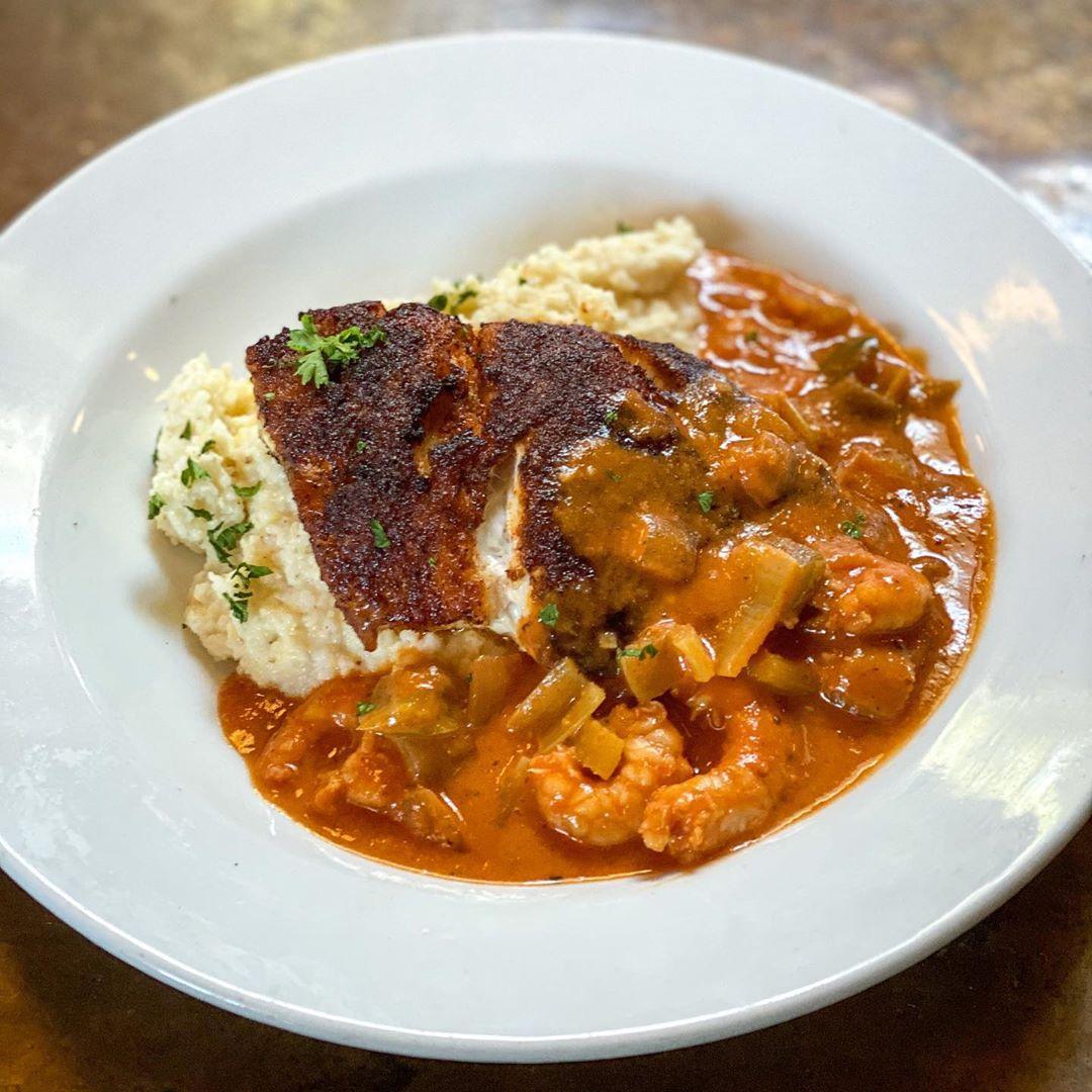 Harbor Docks menu in Destin, Florida, USA