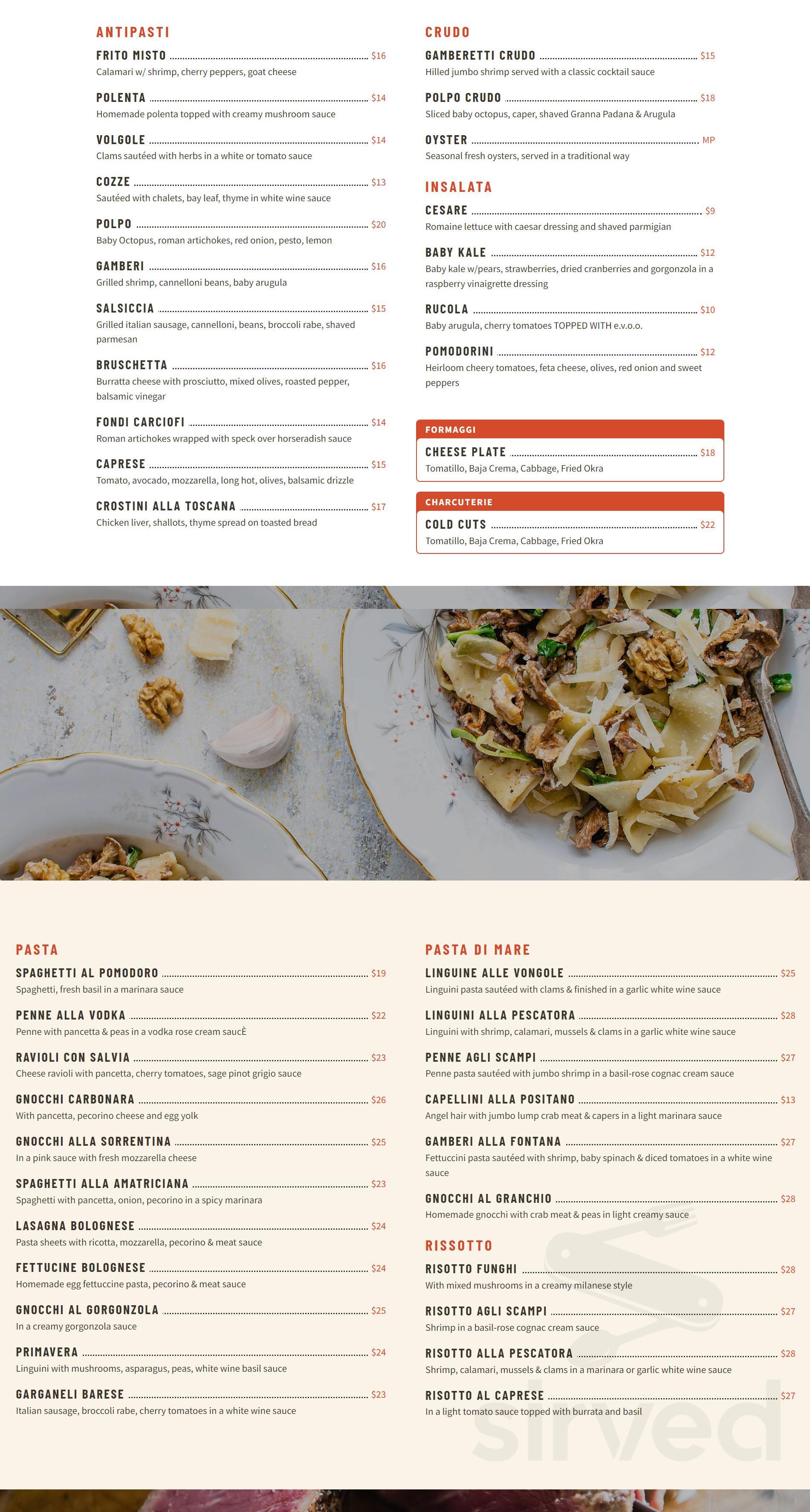 Otto By Polpo menu in Bryn Mawr, Pennsylvania, USA