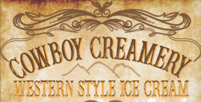 Menu for Cowboy Creamery Western-style Super Premium Ice Cream in ...