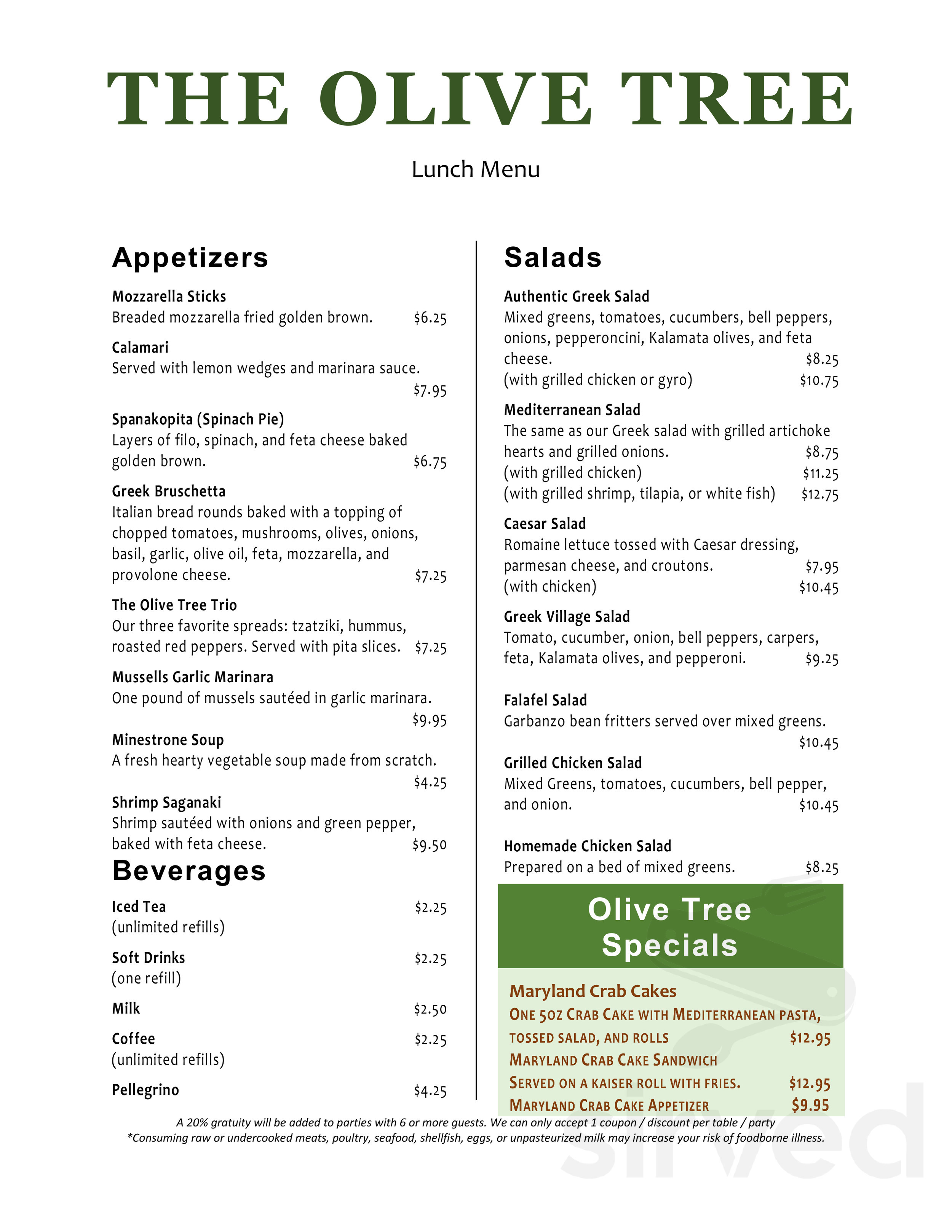 Olive Tree Family Restaurant Olive Tree Family Restaurant