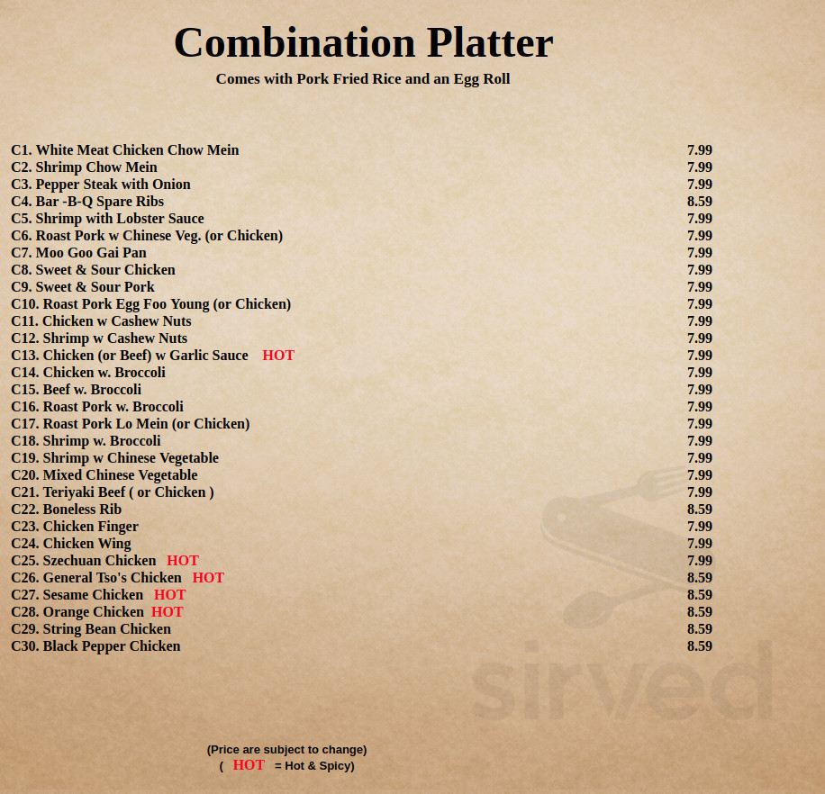 Wokery In Mystic (Chinese Restaurant) menu in Mystic, Connecticut, USA