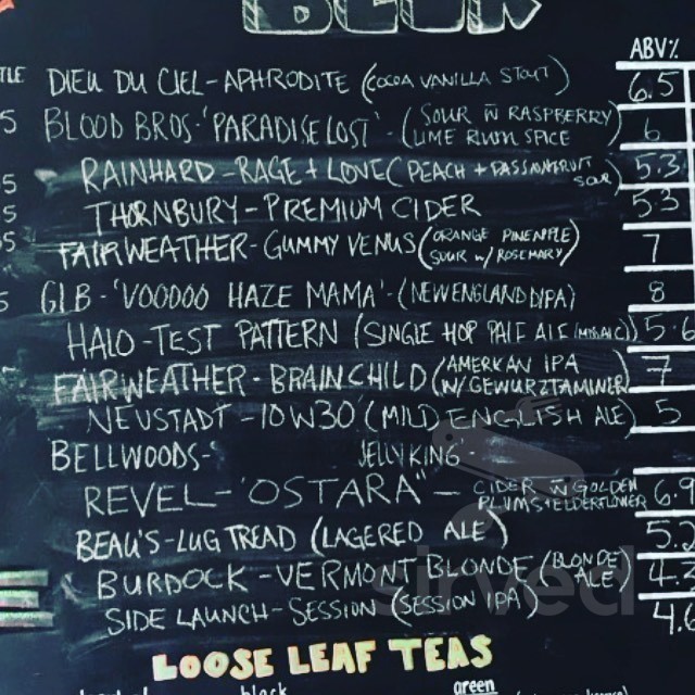 Menu - Hamilton ON's The Brain Bar | Sirved
