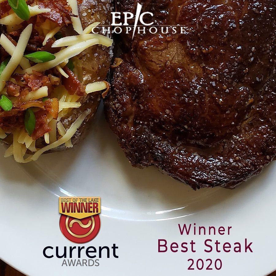 Epic Chophouse menu in Mooresville, North Carolina, USA