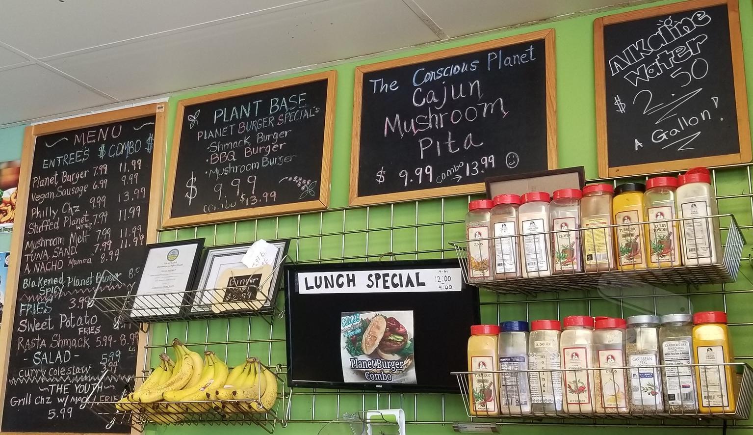 Vegan Planet Cafe Menu In Norfolk Virginia USA Vegan Planet Cafe Menu In Norfolk Virginia USA