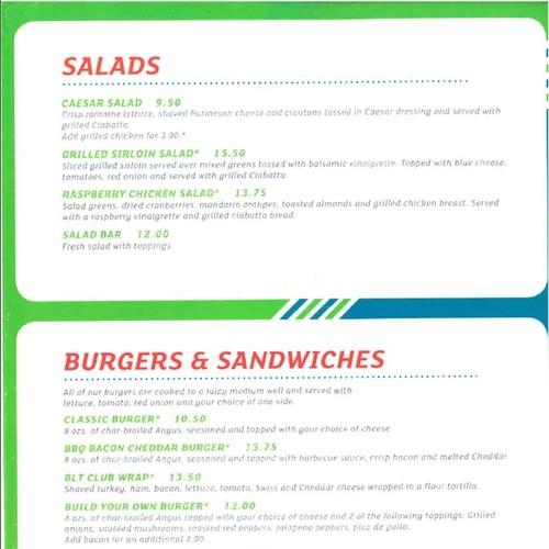 Ice House Restaurant menu in Detroit Lakes, Minnesota, USA