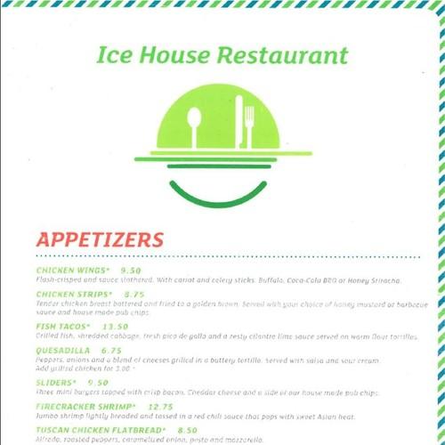 Ice House Restaurant menu in Detroit Lakes, Minnesota, USA