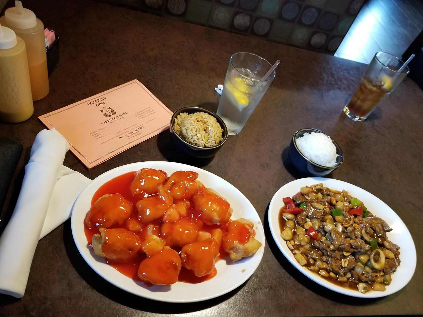 Imperial Wok Chinese Restaurant menu in Solon, Ohio, USA