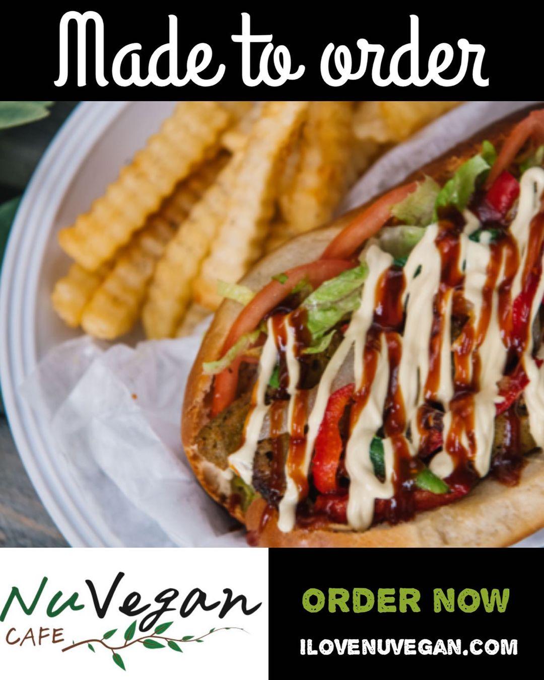 NuVegan Cafe - College Park menu in College Park, Maryland, USA