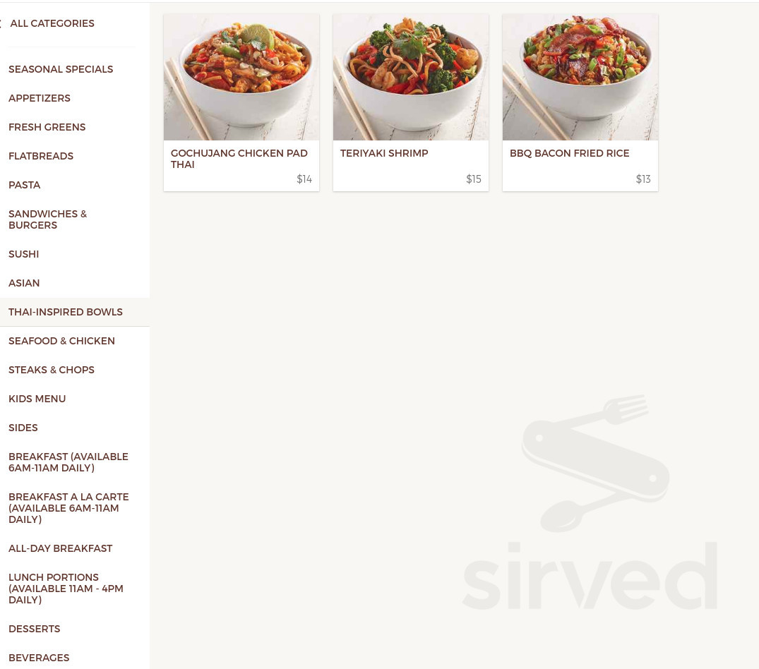 Menu - La Crosse WI's Hy-Vee Market Grille | Sirved