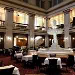 The Walnut Room menu in Chicago, Illinois, USA