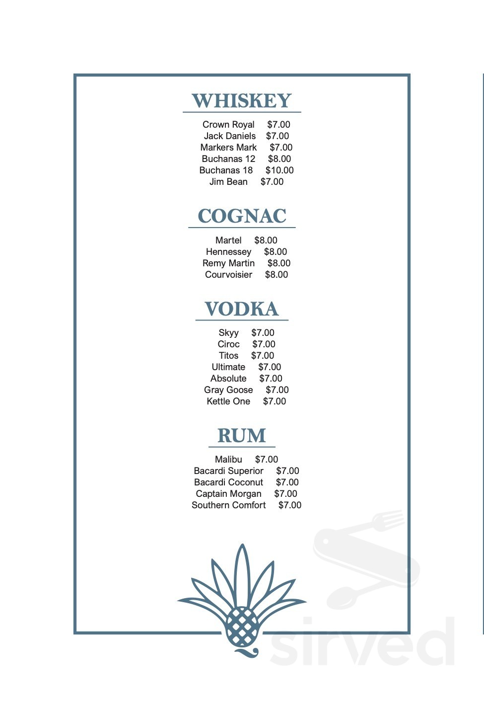 Casa del Tequila menus in Tulsa, Oklahoma, United States