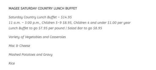 Menu for Berry's Seafood and Catfish House in Magee, MS | Sirved