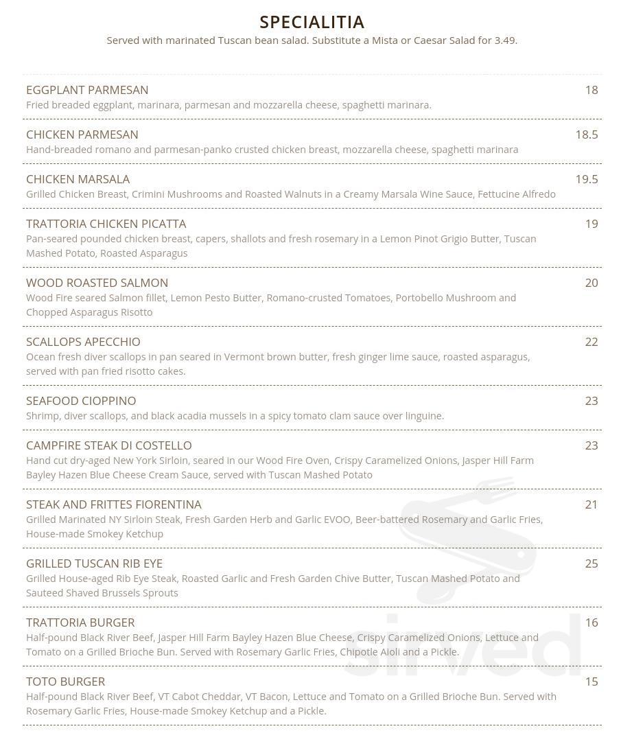 Colatina Exit menu in Bradford, Vermont, USA