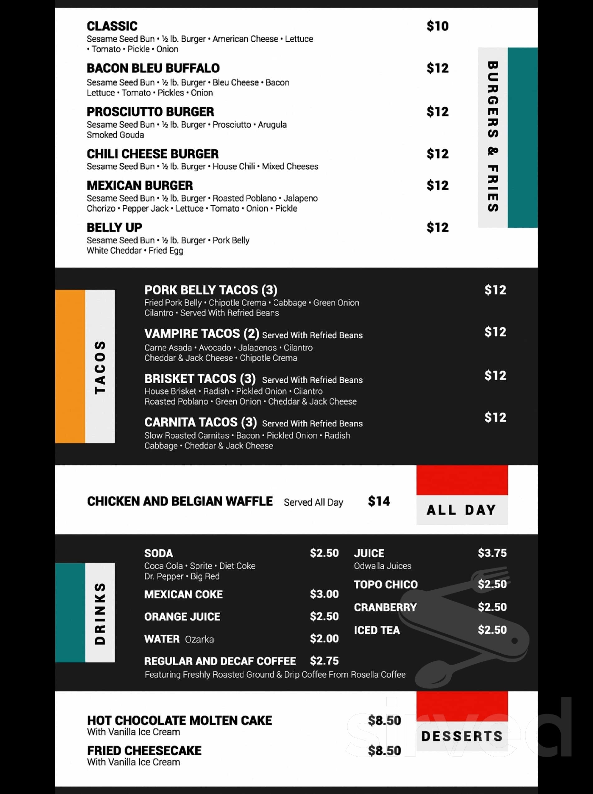 The Point on N Main menus in San Antonio, Texas, United States