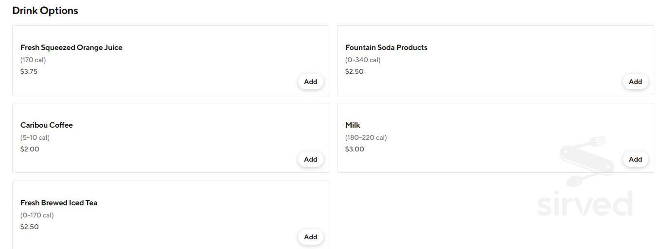 Hy-Vee Chinese menu in Sioux Falls, South Dakota, USA