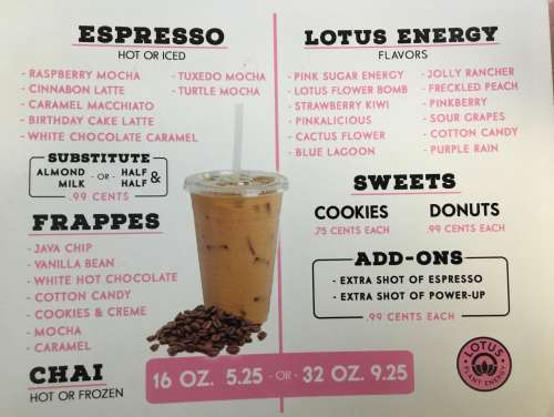 Pink Sugar Express menu in Pittsfield, Illinois, USA