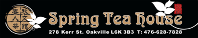 Menu for Spring Tea House in Oakville, ON | Sirved