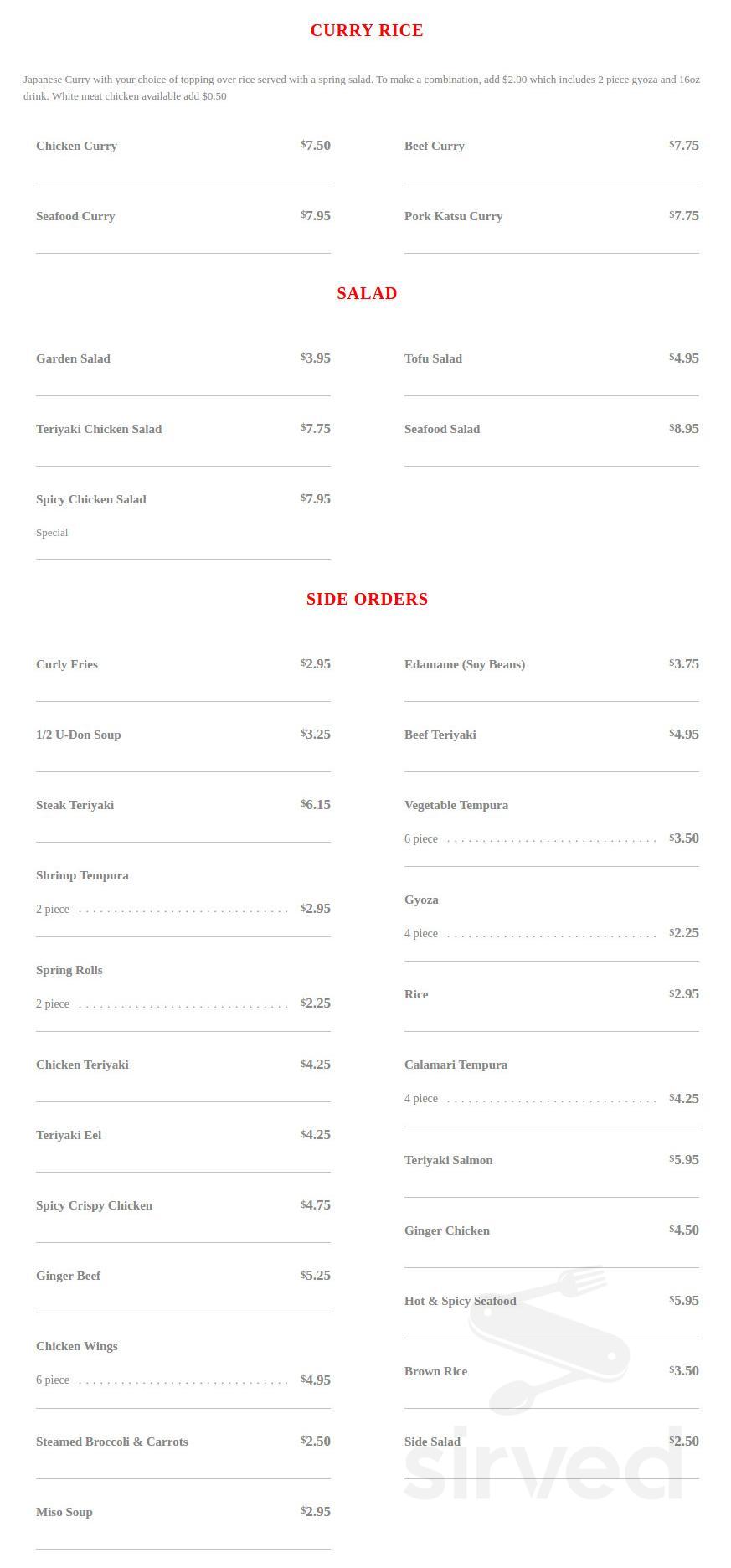 Teriyaki Don - Merced menus in Merced, California, United States