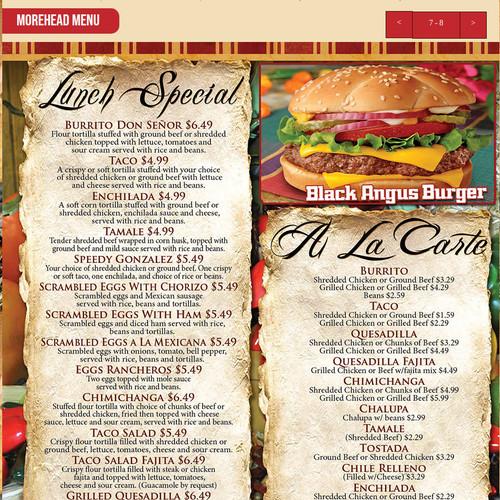 Don Señor Mexican Bar & Grill menu in Morehead, Kentucky, USA