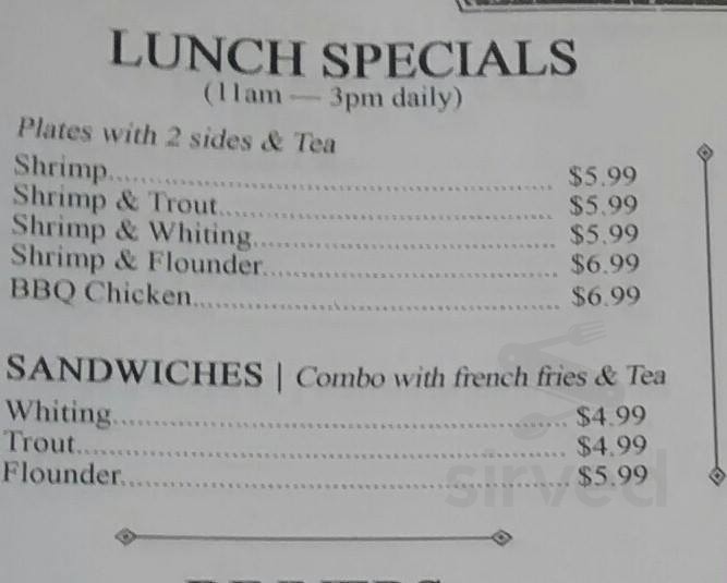 Capital Seafood-Market menu in Raleigh, North Carolina, USA