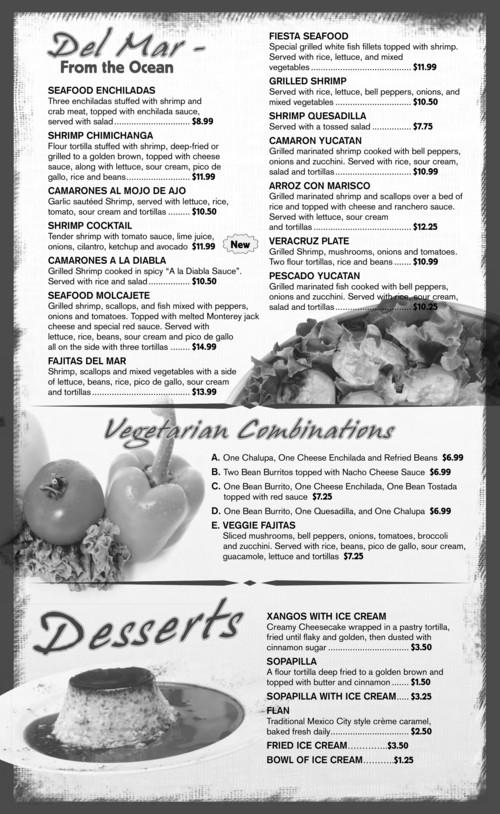 Little Fiesta menu in Little Falls, Minnesota, USA