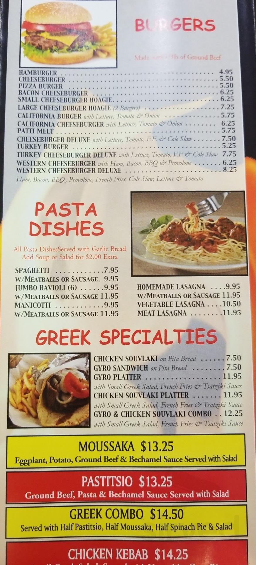 Hot Spot Restaurant menu in Doylestown, Pennsylvania, USA