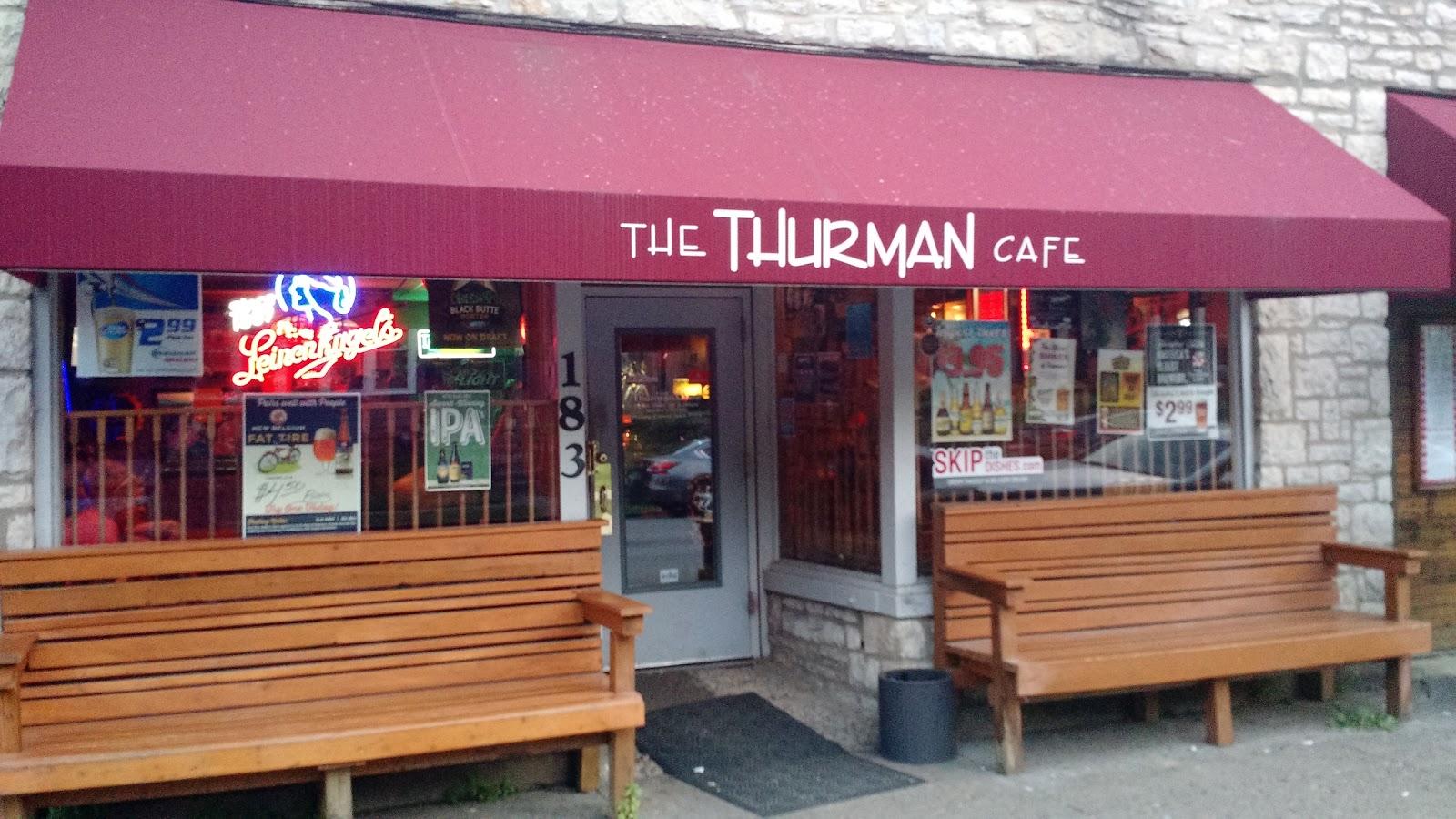 The Thurman Cafe menu in Columbus, Ohio, USA