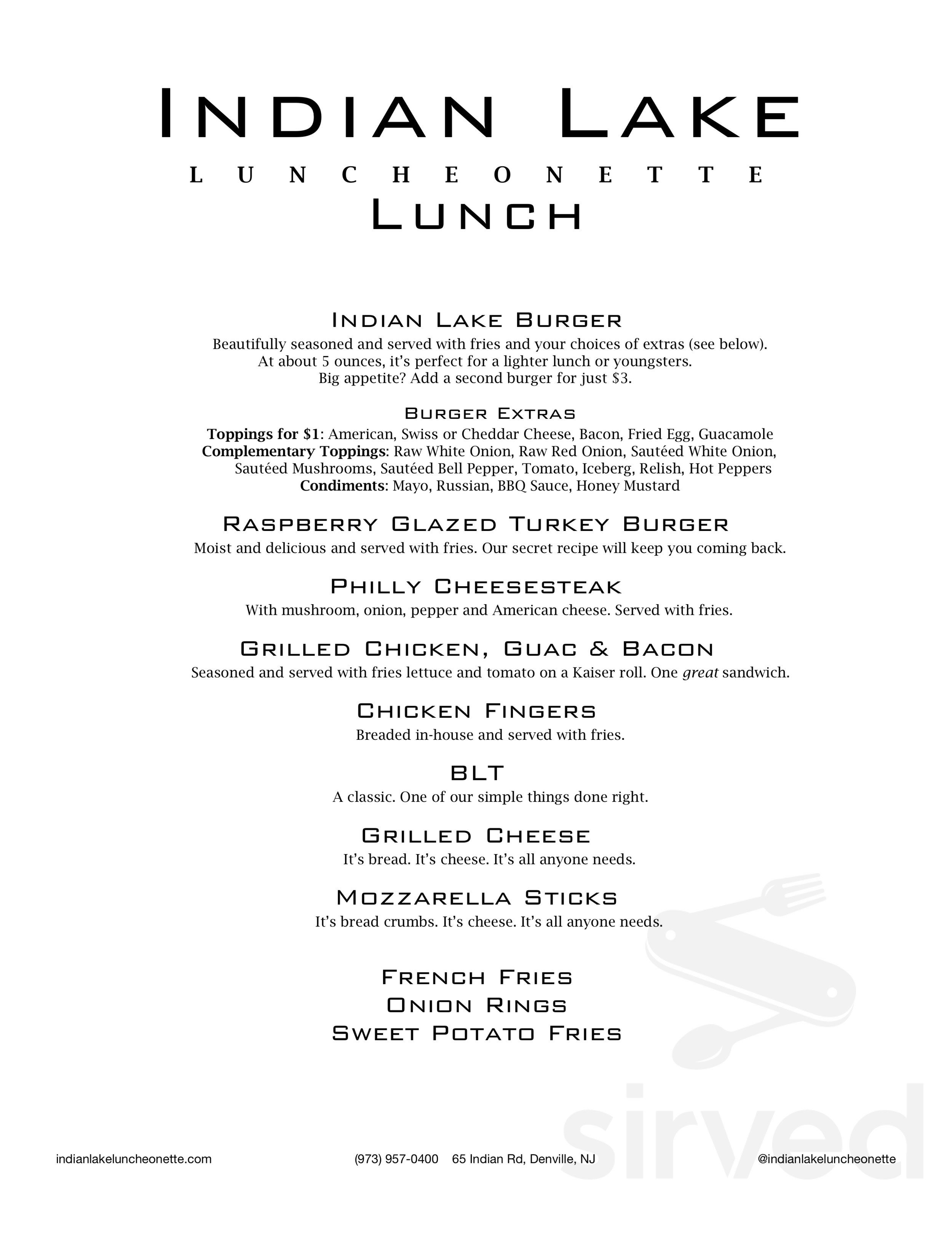 Indian Lake Bistro, American & Latin Fusion menu in Denville, New ...