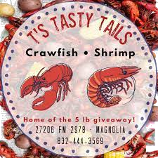 T's Tasty Tails menu in Magnolia, Texas, USA