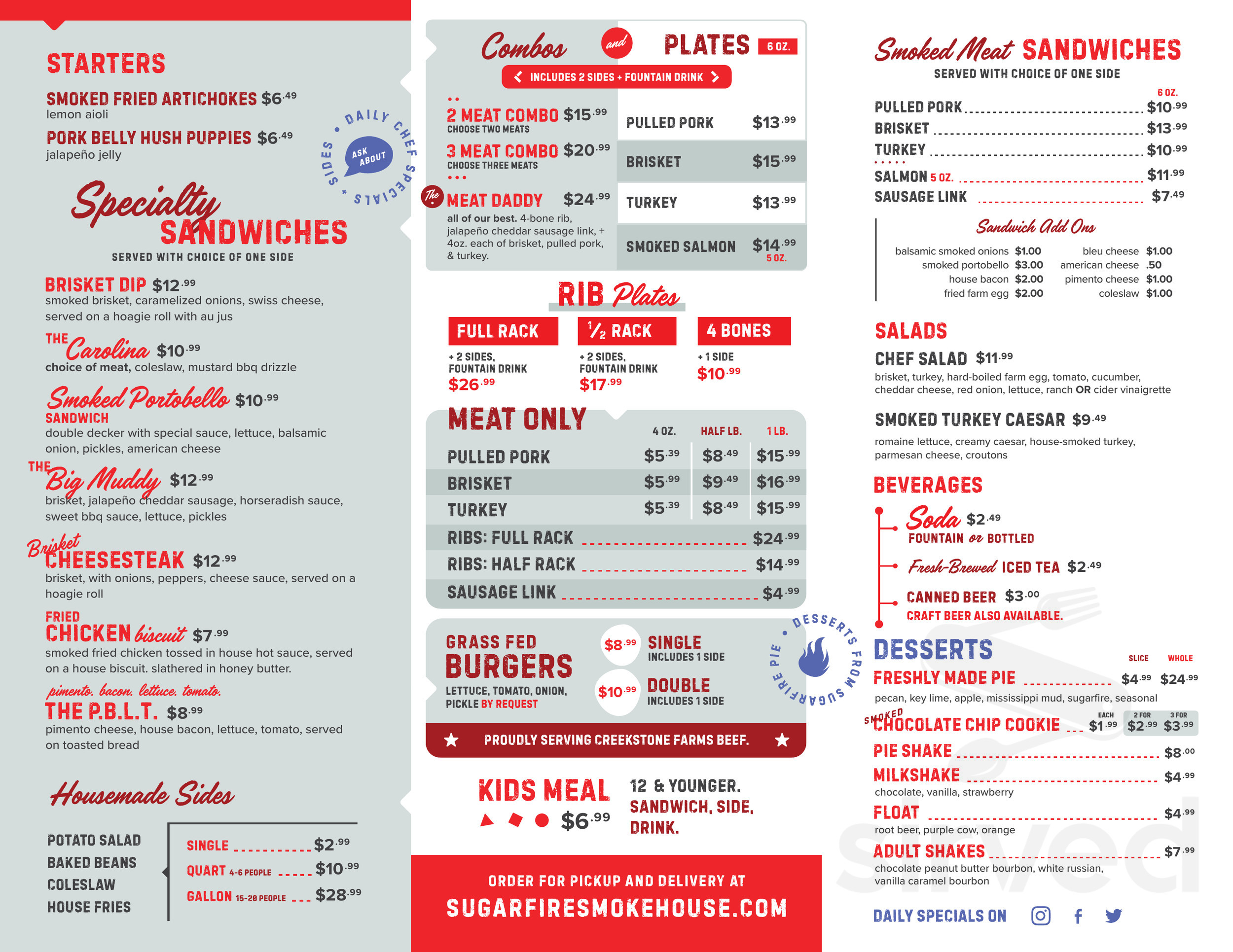 Sugarfire Smokehouse BBQ Jacksonville Menu In Jacksonville Florida USA Sugarfire Smokehouse BBQ Jacksonville Menu In Jacksonville Florida USA
