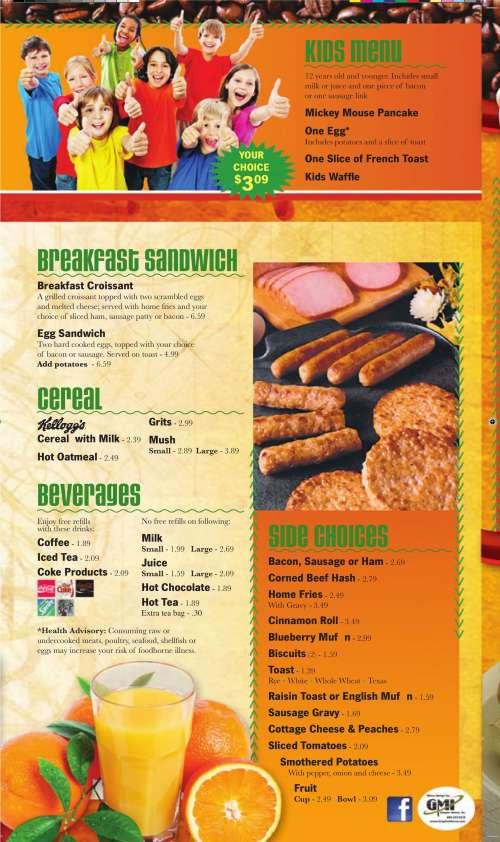 Lincoln Square Restaurant menu in Troy, Ohio, USA