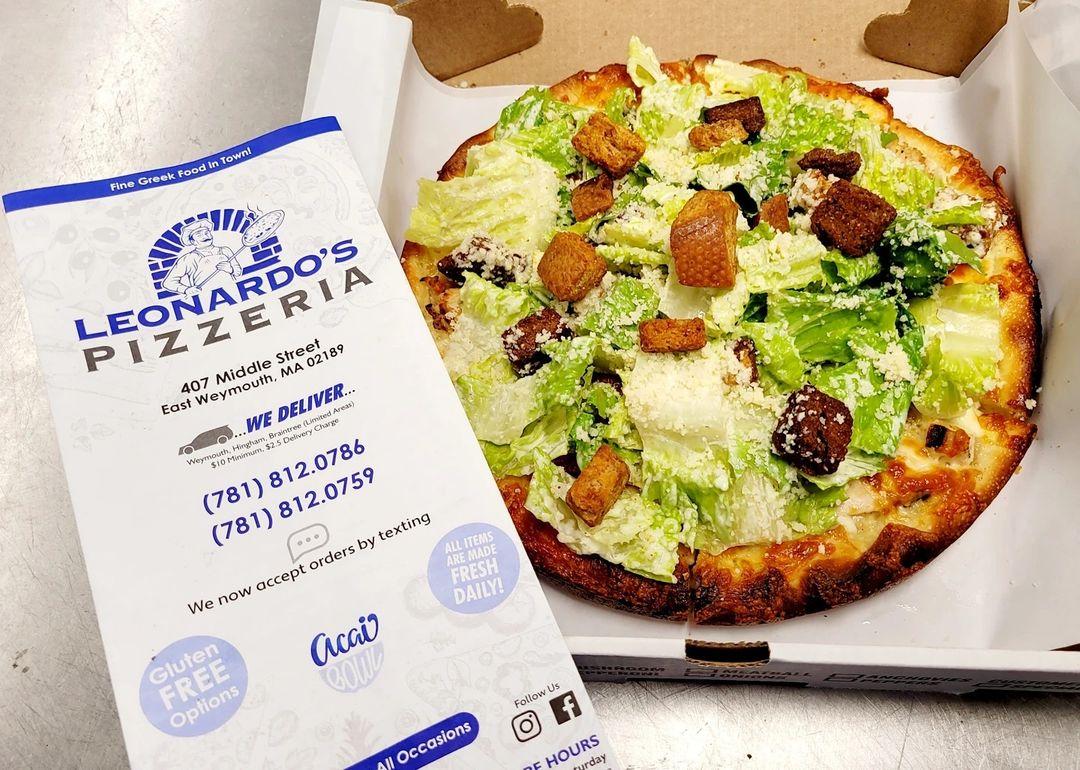 Leonardo's Pizzeria menu in Weymouth, Massachusetts, USA