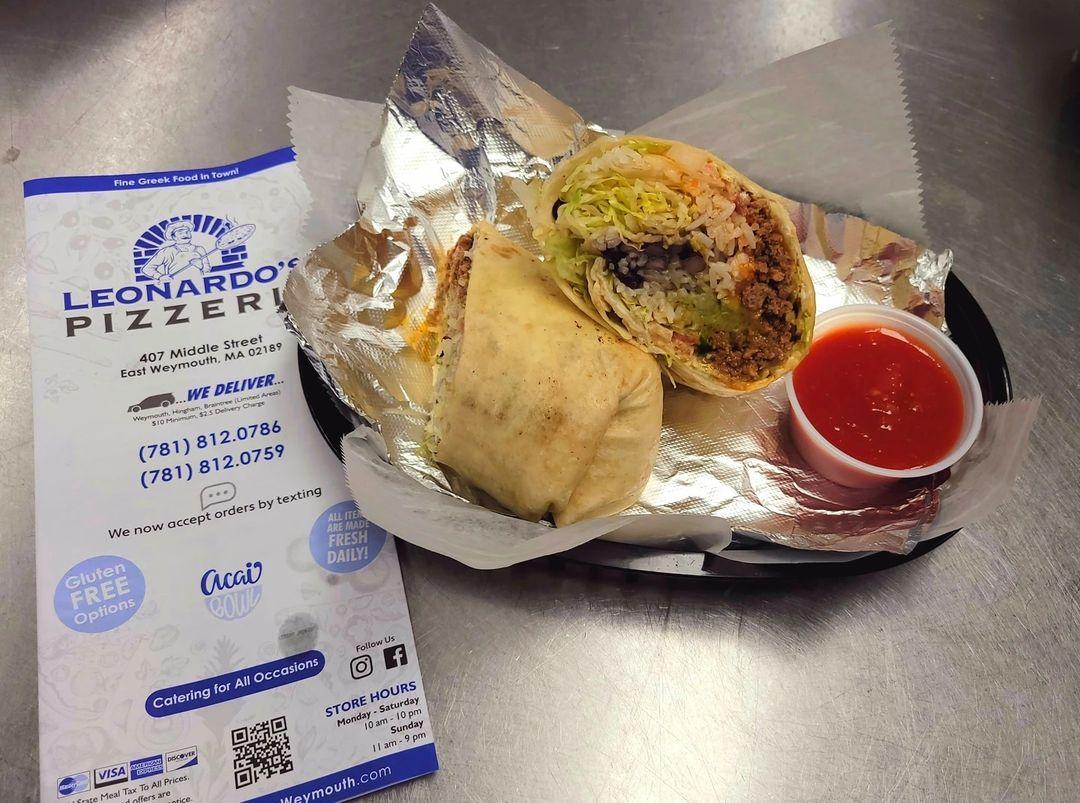 Leonardo's Pizzeria menus in Weymouth, Massachusetts, United States