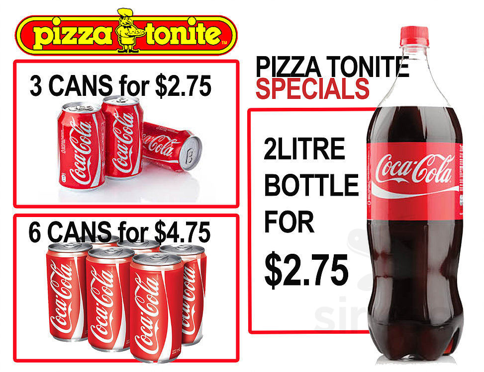 Menu for Pizza Tonite Chatham in Chatham-Kent, ON | Sirved
