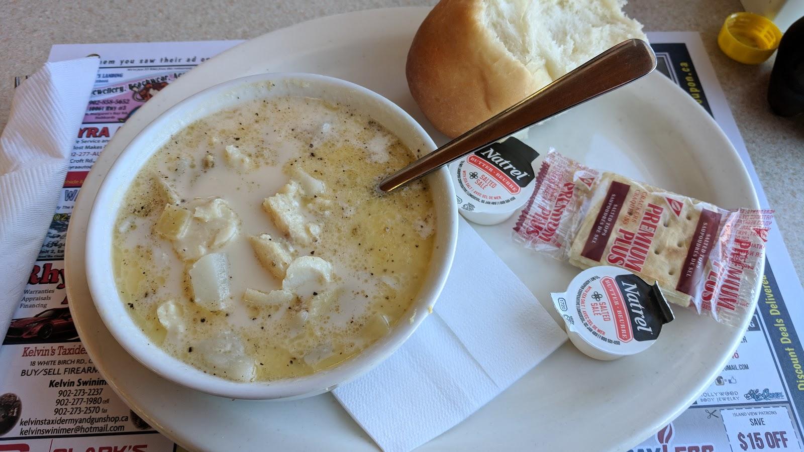 Menu for Island View Restaurant in Western Shore, Nova Scotia, Canada