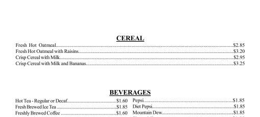 Menu for Lion's Pride Restaurant in Red Lion, PA | Sirved