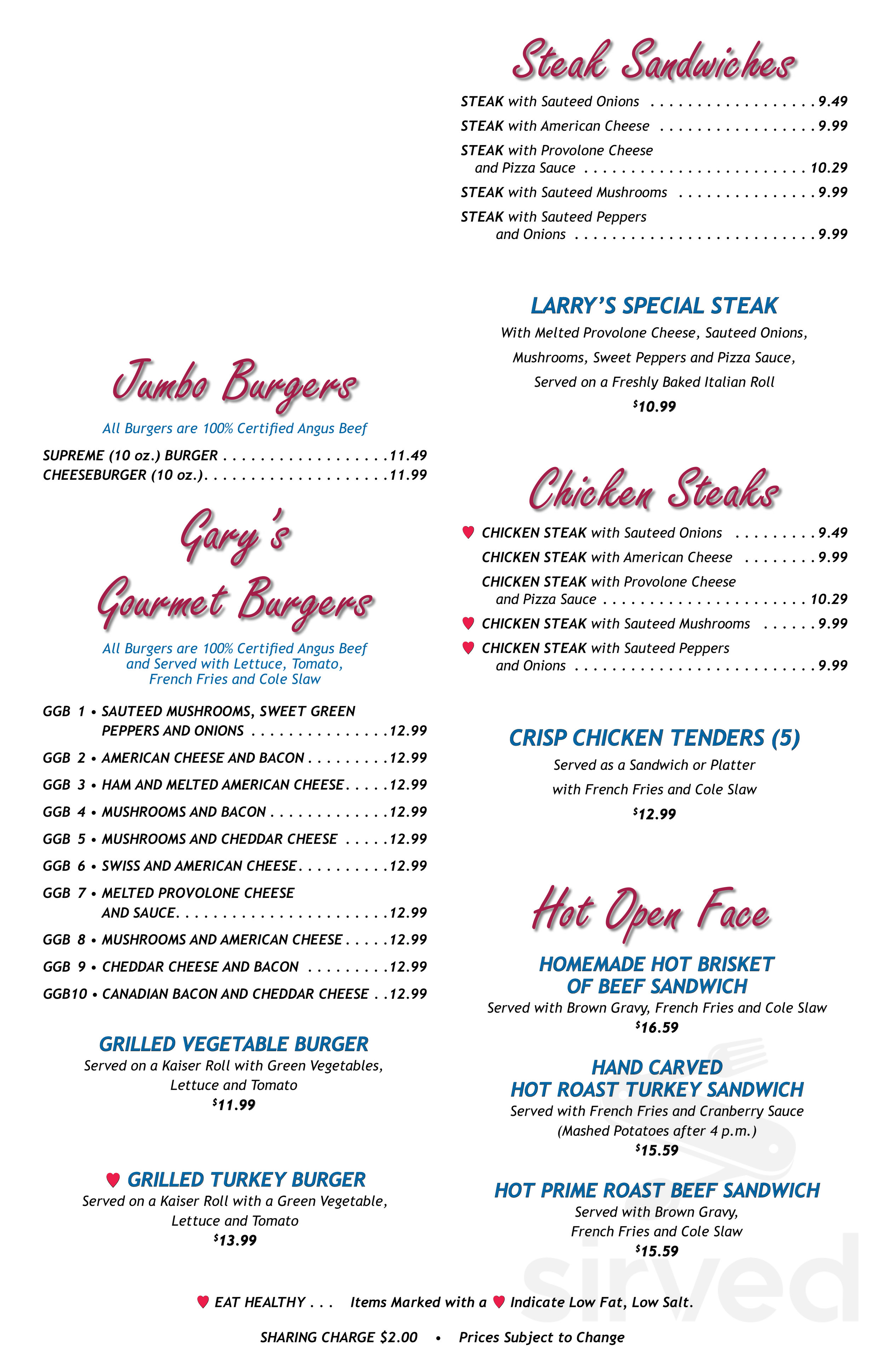 Moish and Itzy's Restaurant & Delicatessen menu in Langhorne ...