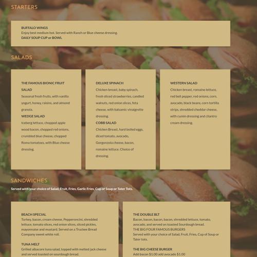 Marios Early Toast menu in Roseville, California, USA