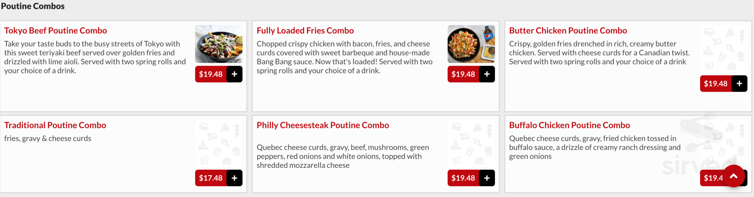 Menu - Edmonton AB's Wok Box - Ellerslie | Sirved
