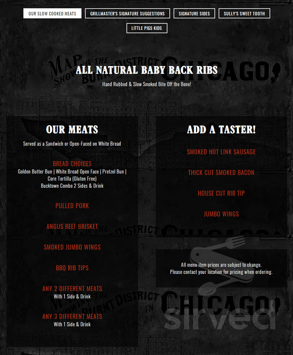 Firewater BBQ n BREW menus in Geneva, Illinois, United States